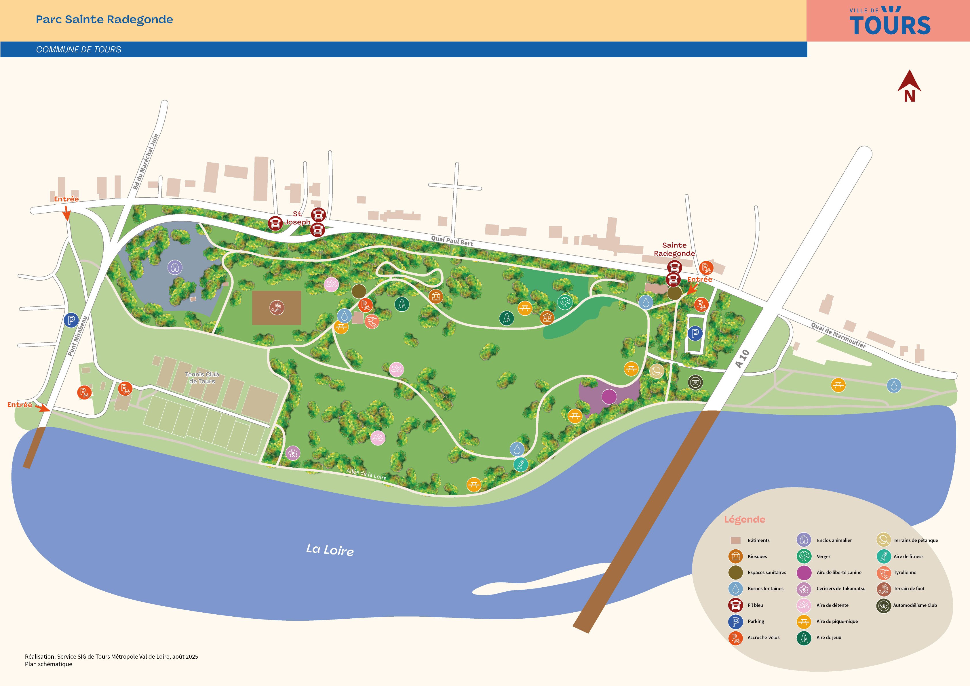 Parc de Sainte Radegonde - Ville de Tours